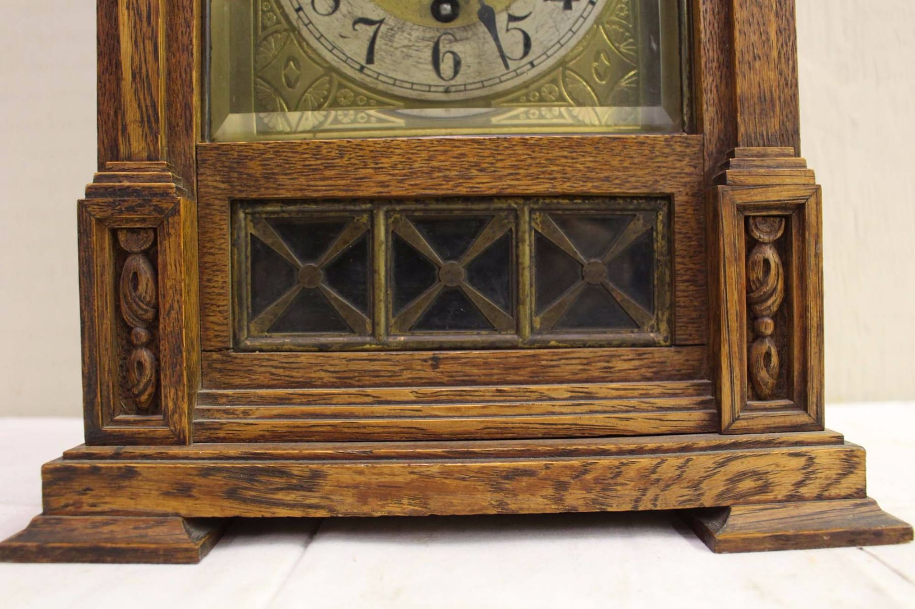 Antique 1920's German Junghams West Minister Chime Mantle Clock