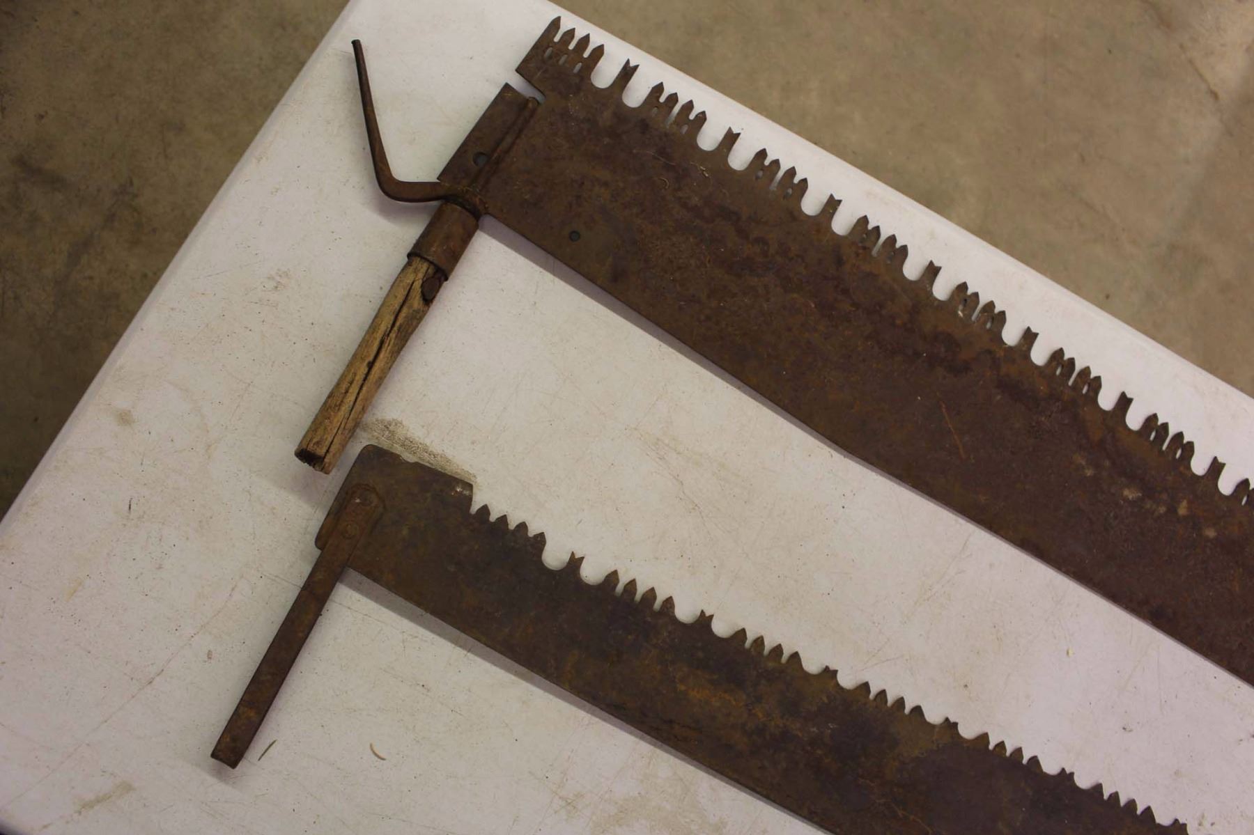 Two Large Antique Saws Two Large Antique Saws