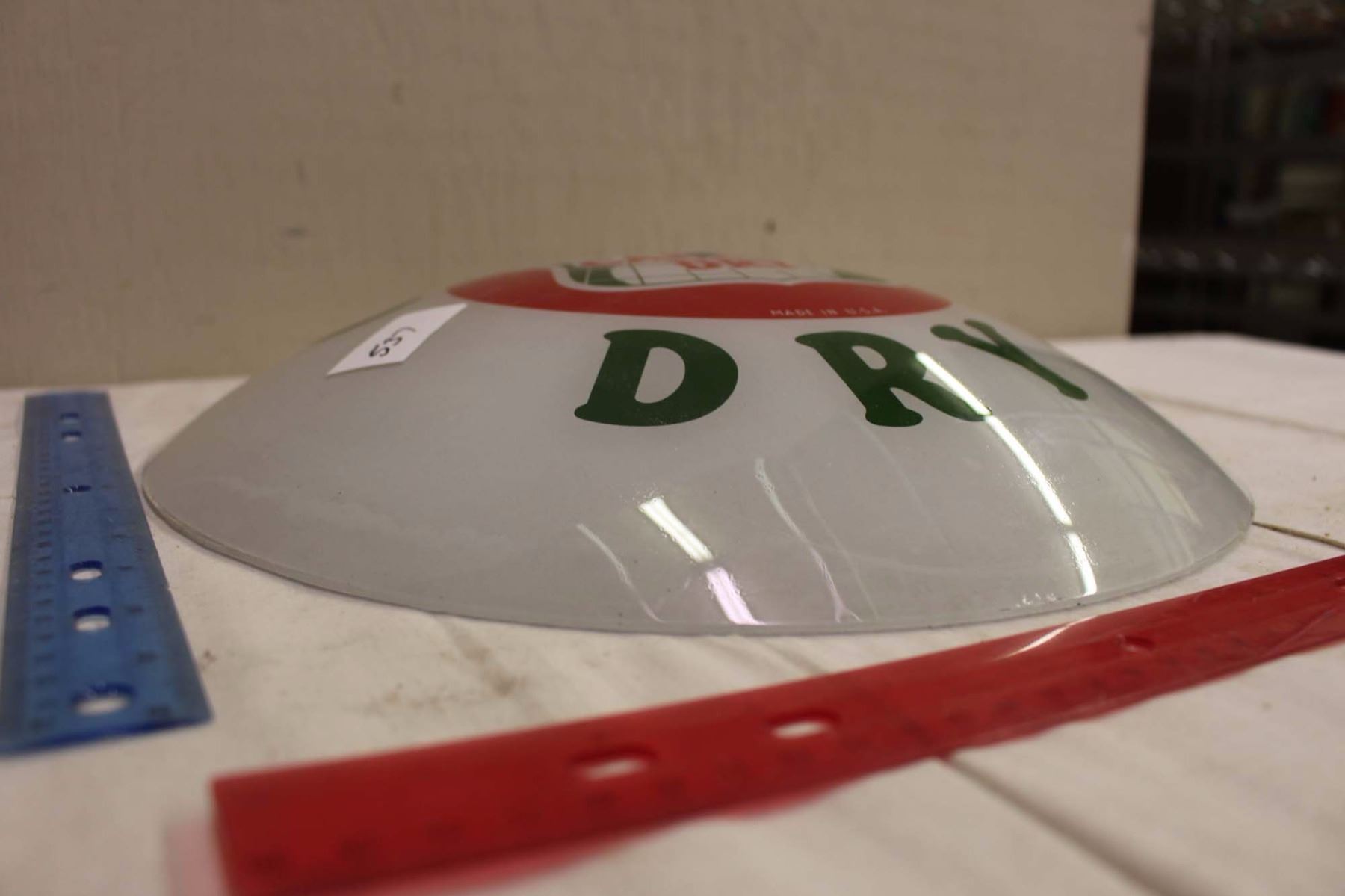 14" Canada Dry Double Bubble Clock Face