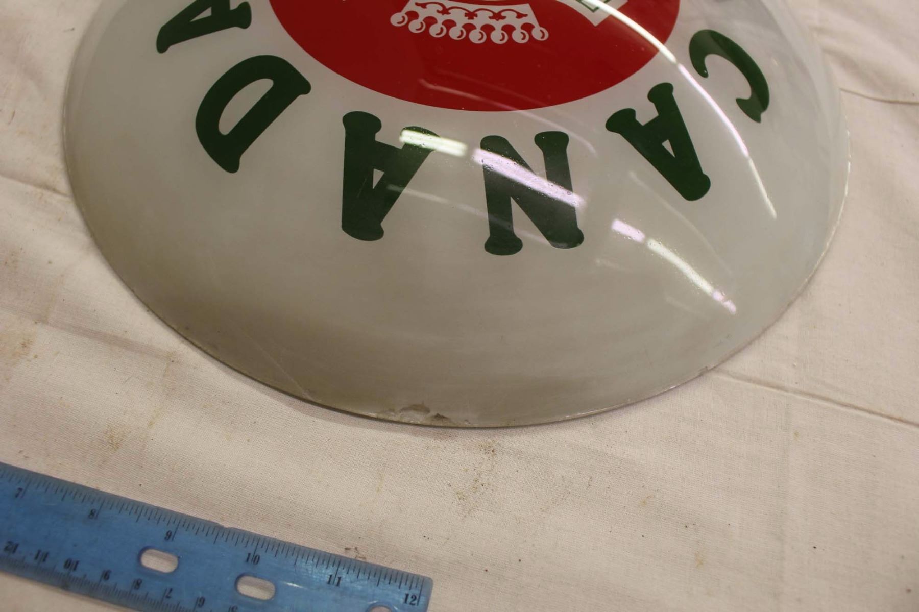 14" Canada Dry Double Bubble Clock Face