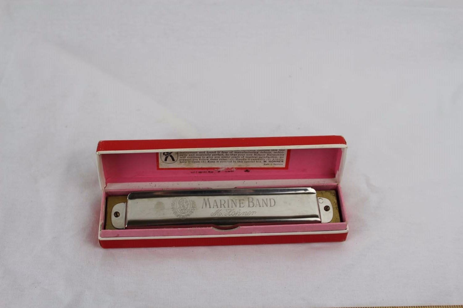 Vintage Hohner Marine Band no.365 Harmonica