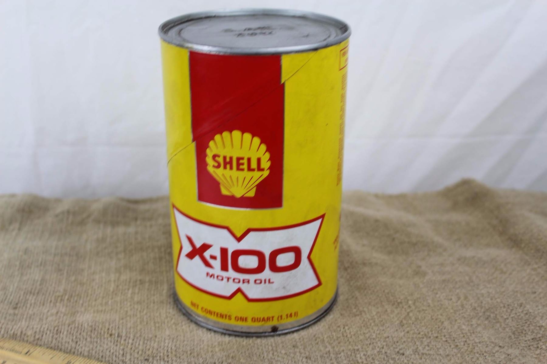 Full Shell x-100 Cardboard Oil Can (1 Quart)