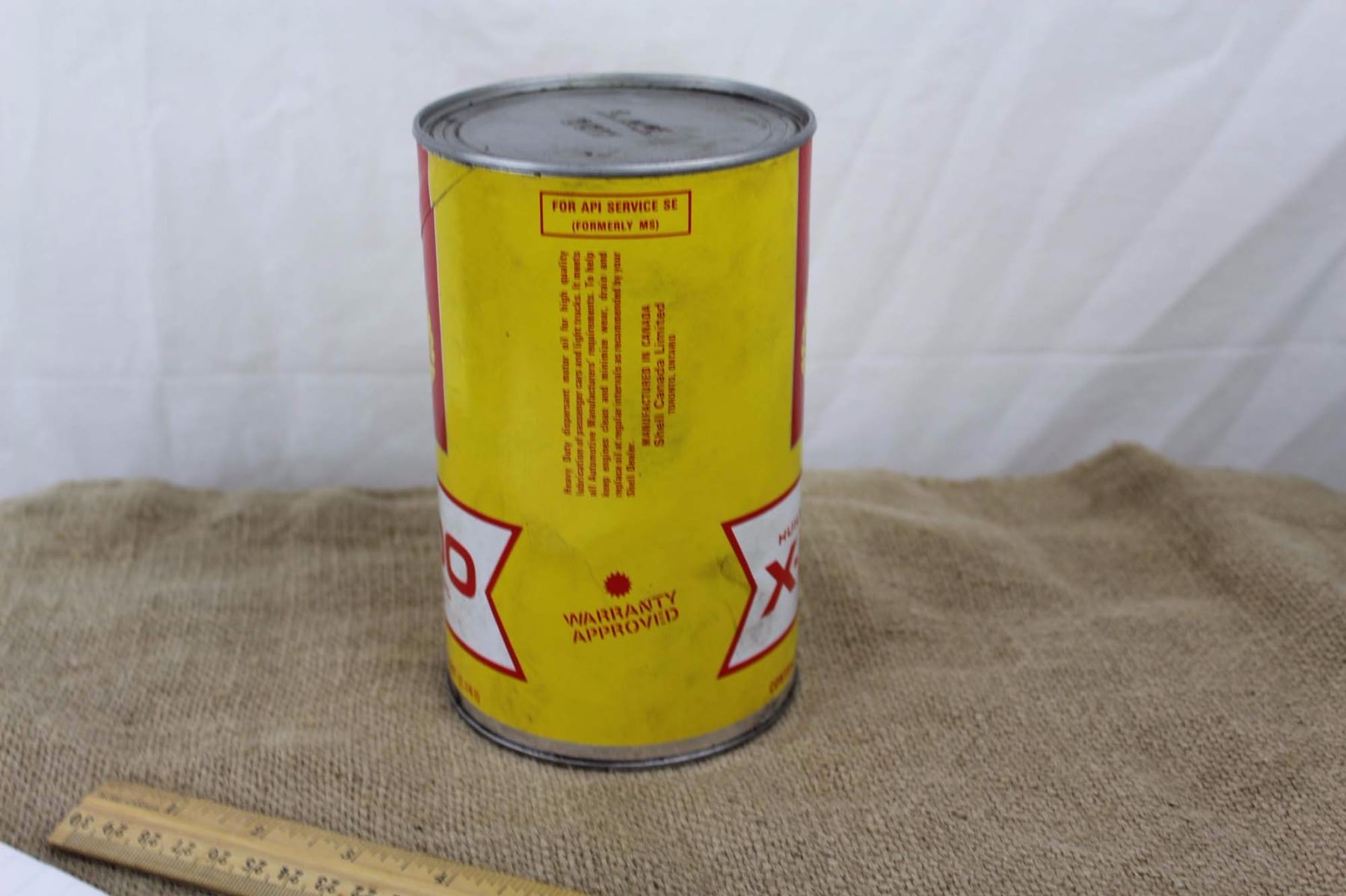 Full Shell x-100 Cardboard Oil Can (1 Quart)