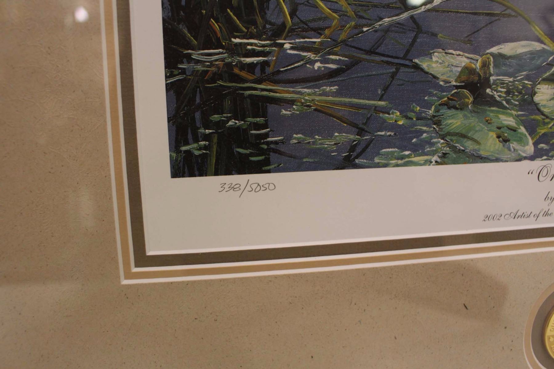 Ducks Unlimited Print "On The Wing" (By Andrew Kiss)(38"x27")