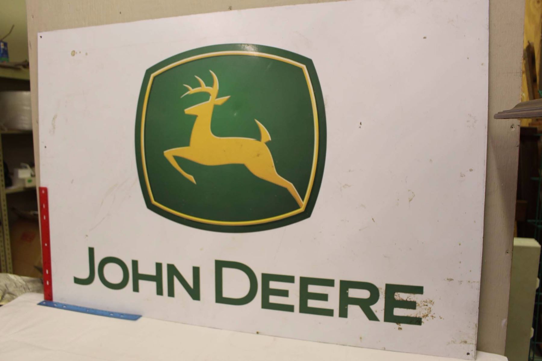 John Deere Advertising Sign (42"x29")(Plexiglass)
