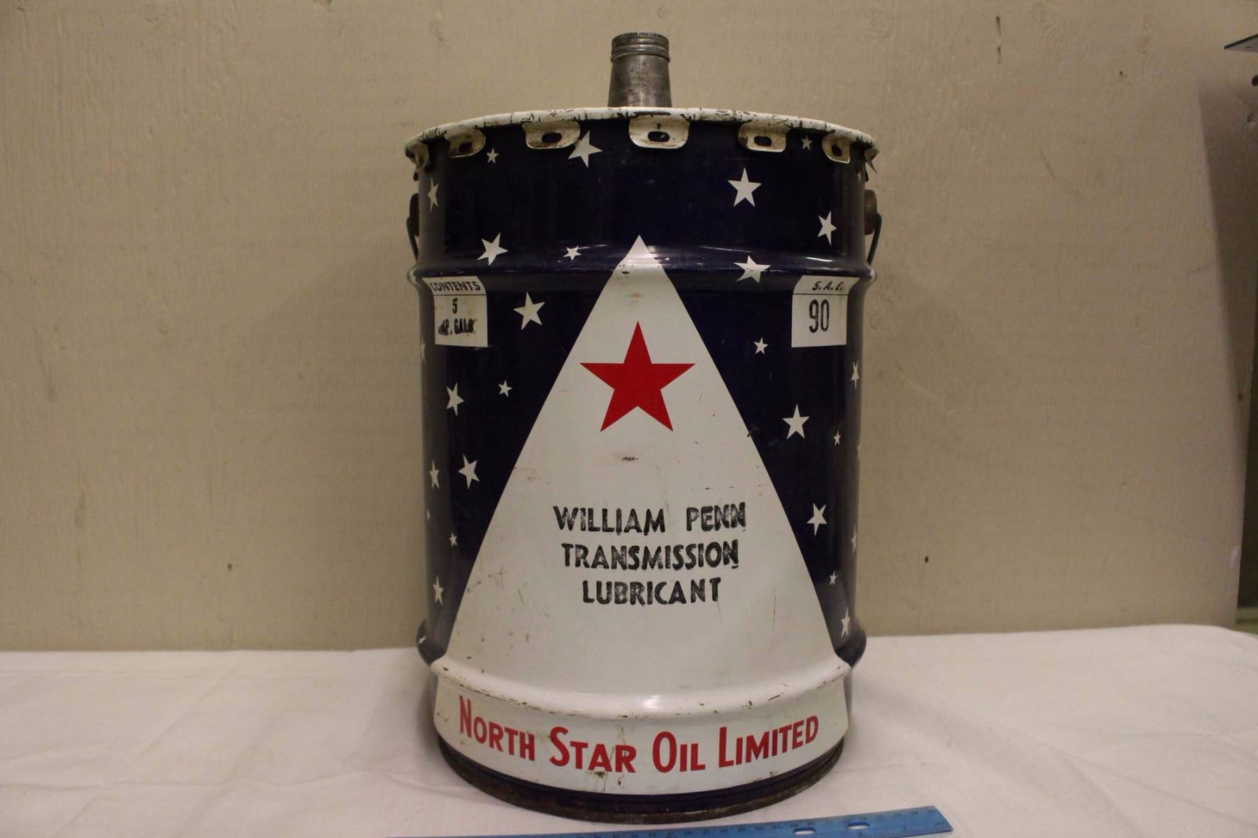 5 Gallon North Star Oil Pail (Empty)