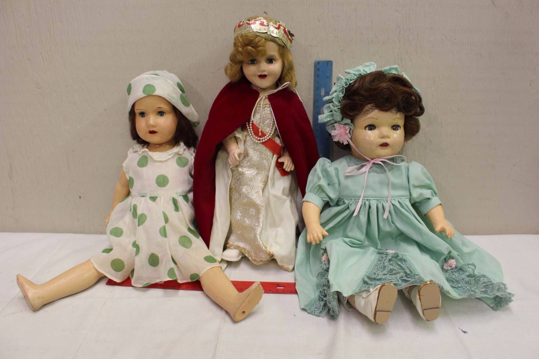 1934 Flossie Flirt Ideal Doll, 1941&1953 Reliable Dolls(Princess ...