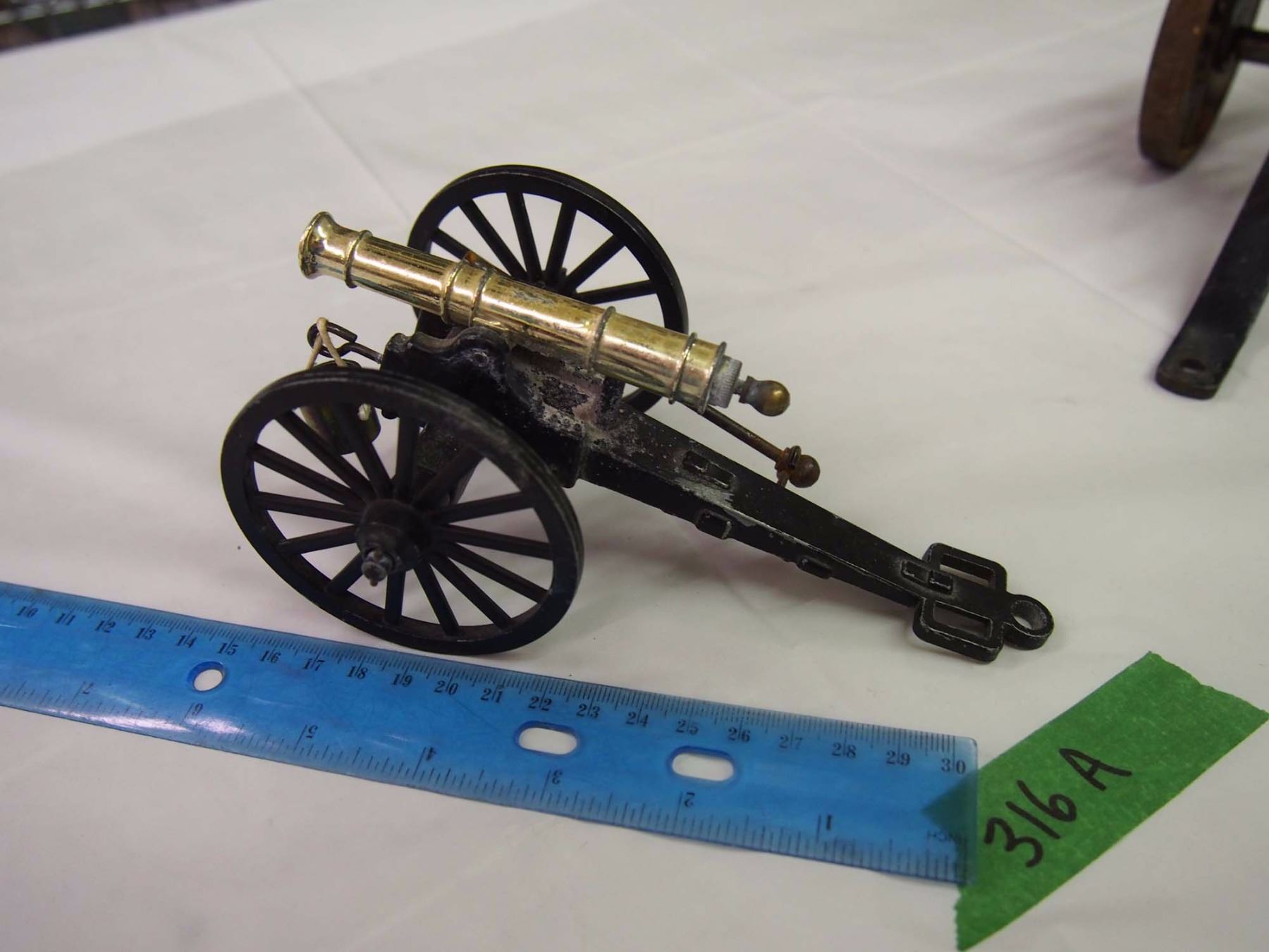 Vintage Metal Toy Cannon