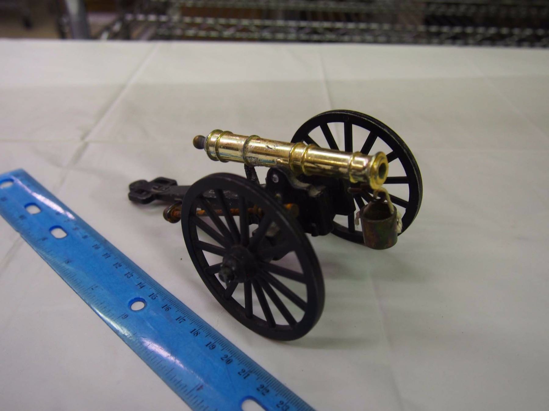 Vintage Metal Toy Cannon