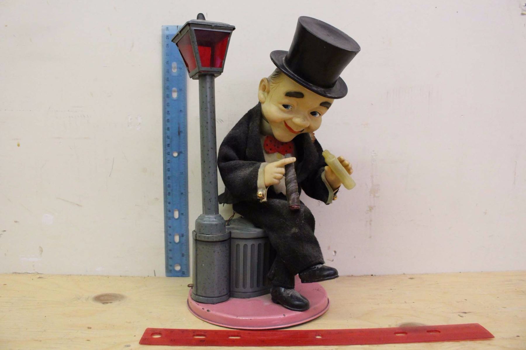 Good Time Charlie Tin Smoking Toy, Japan