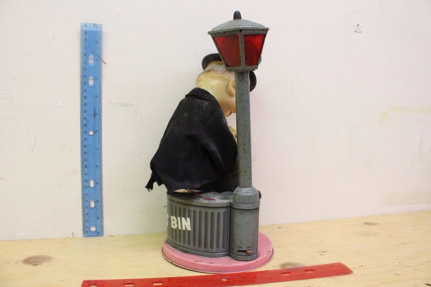 Good Time Charlie Tin Smoking Toy, Japan