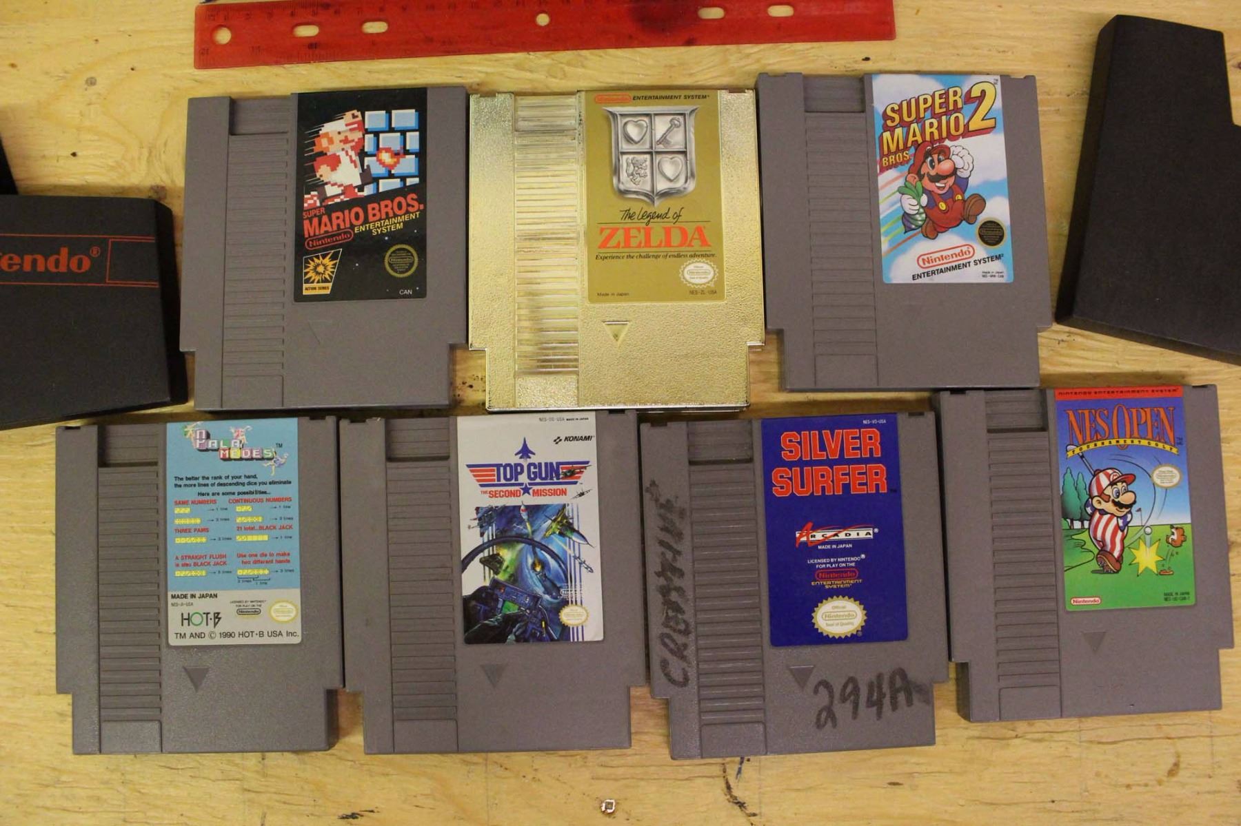 Nintendo Entertainment System Control Deck w/Nintendo Games(7), Tested ...