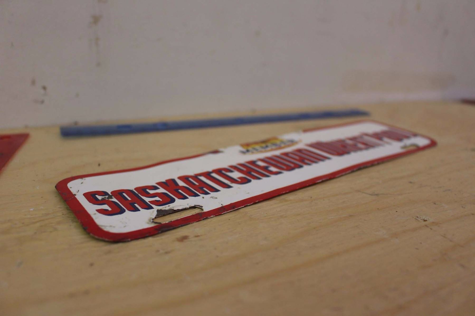 Saskatchewan Wheat Pool Porcelain Sign