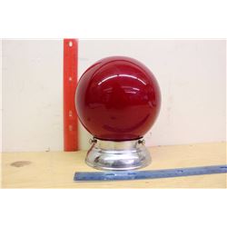 Vintage Red Globe Light