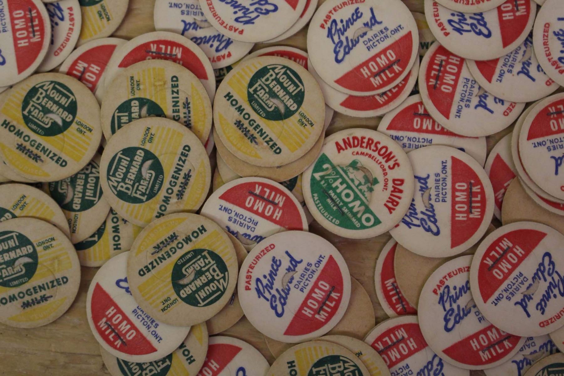 Large Lot of Milk Caps