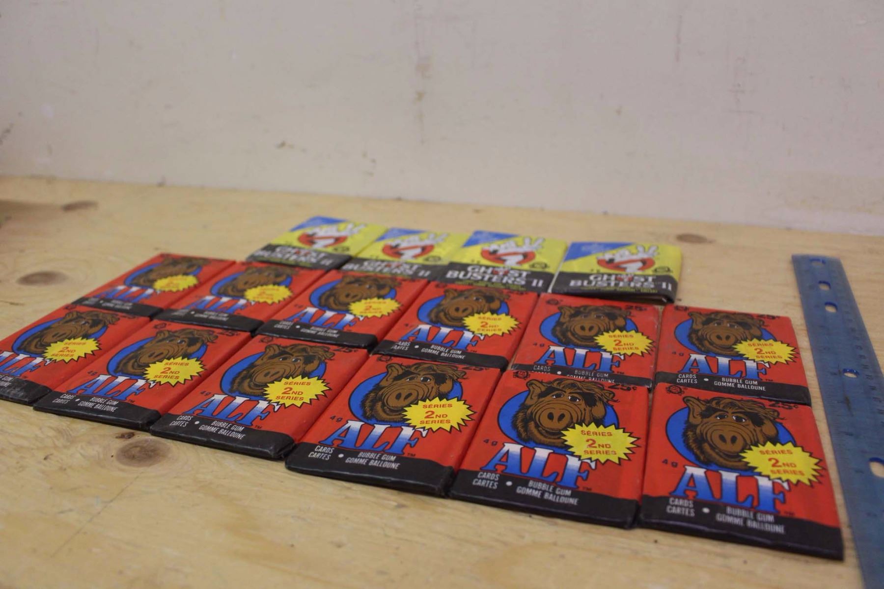 Unopened Packs of Alf Cards&Ghost Busters II Cards