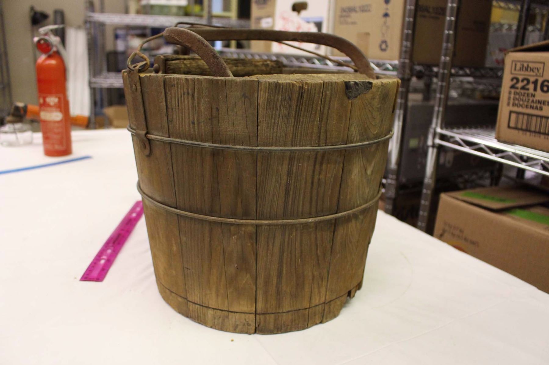 Antique Wooden Wash Bucket