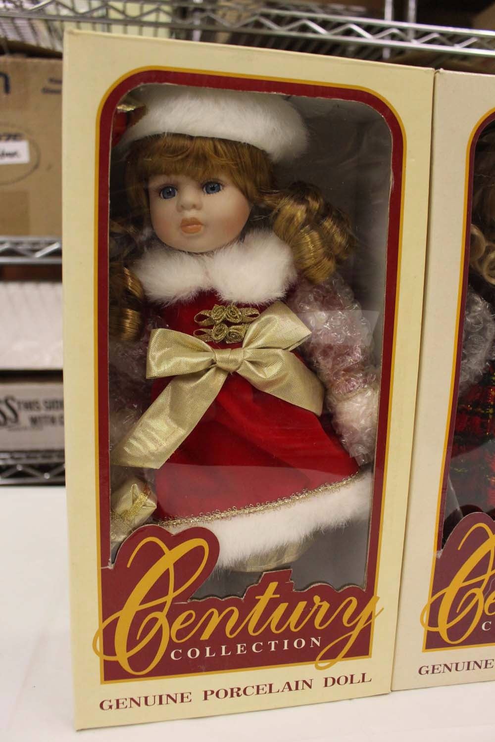 Hand Crafted Century Collection Genuine Porcelain Dolls(3)
