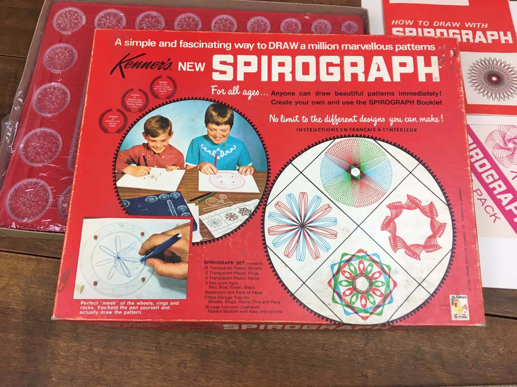 1968 Kenner's Spirograph (All Pieces)