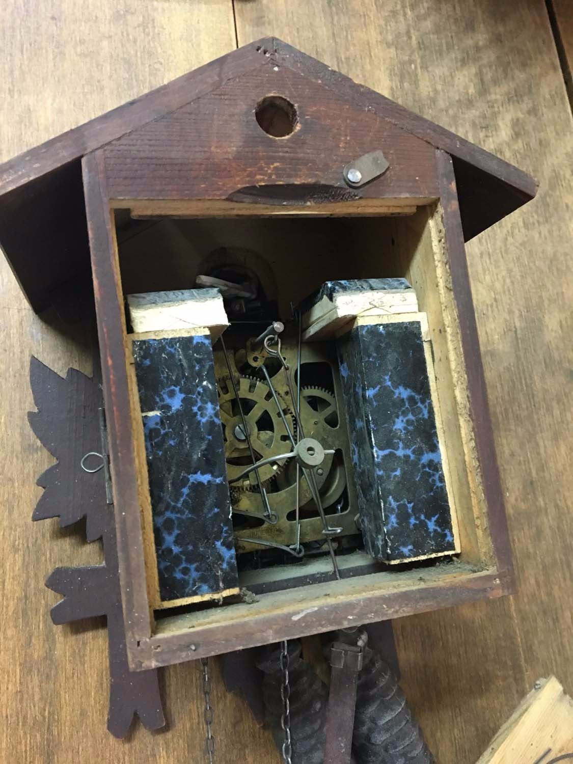 Germany Coo-Coo Clock, untested, No Hands