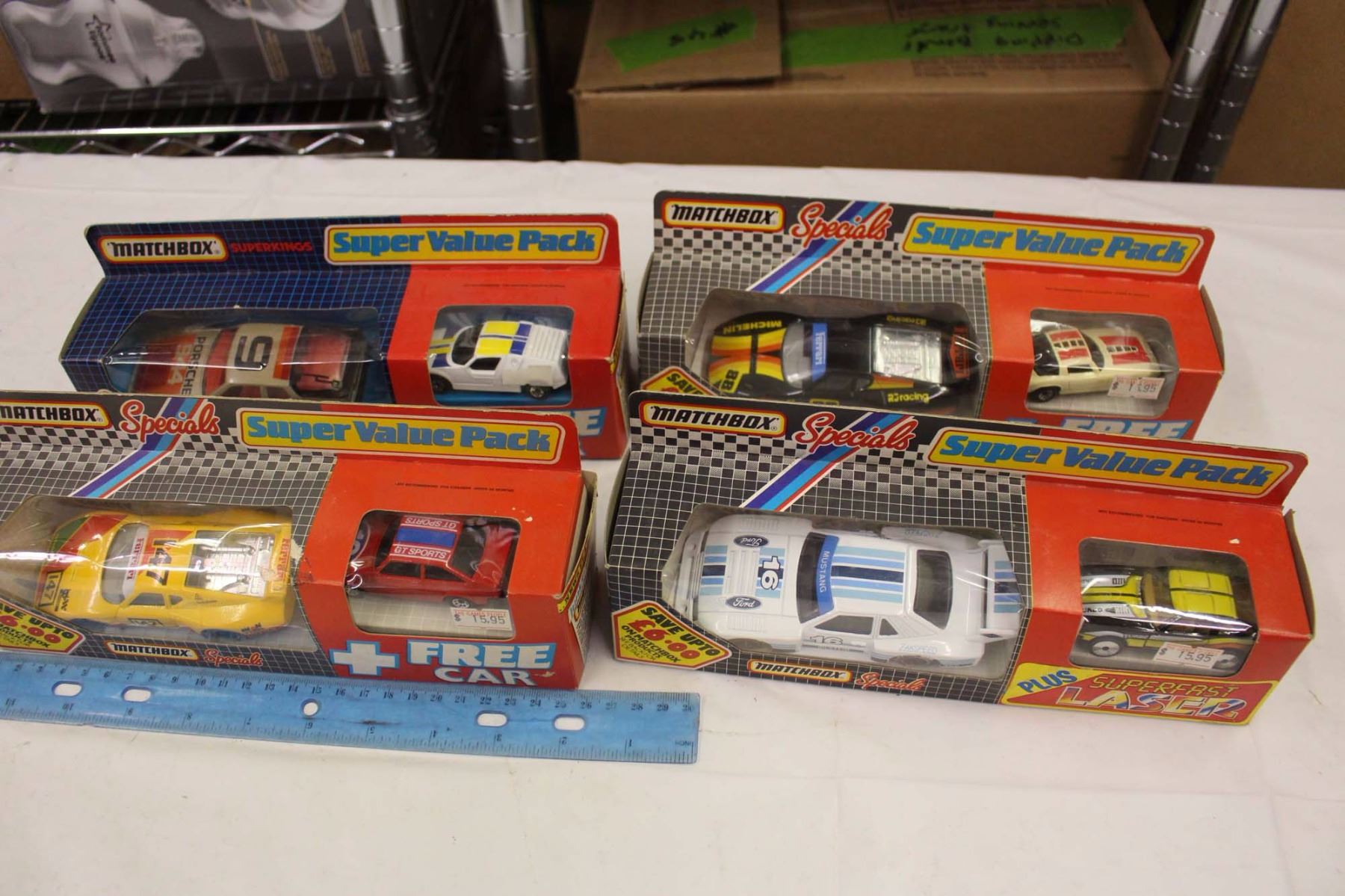 Matchbox Super Value Pack Race Cars (NIB)(4)