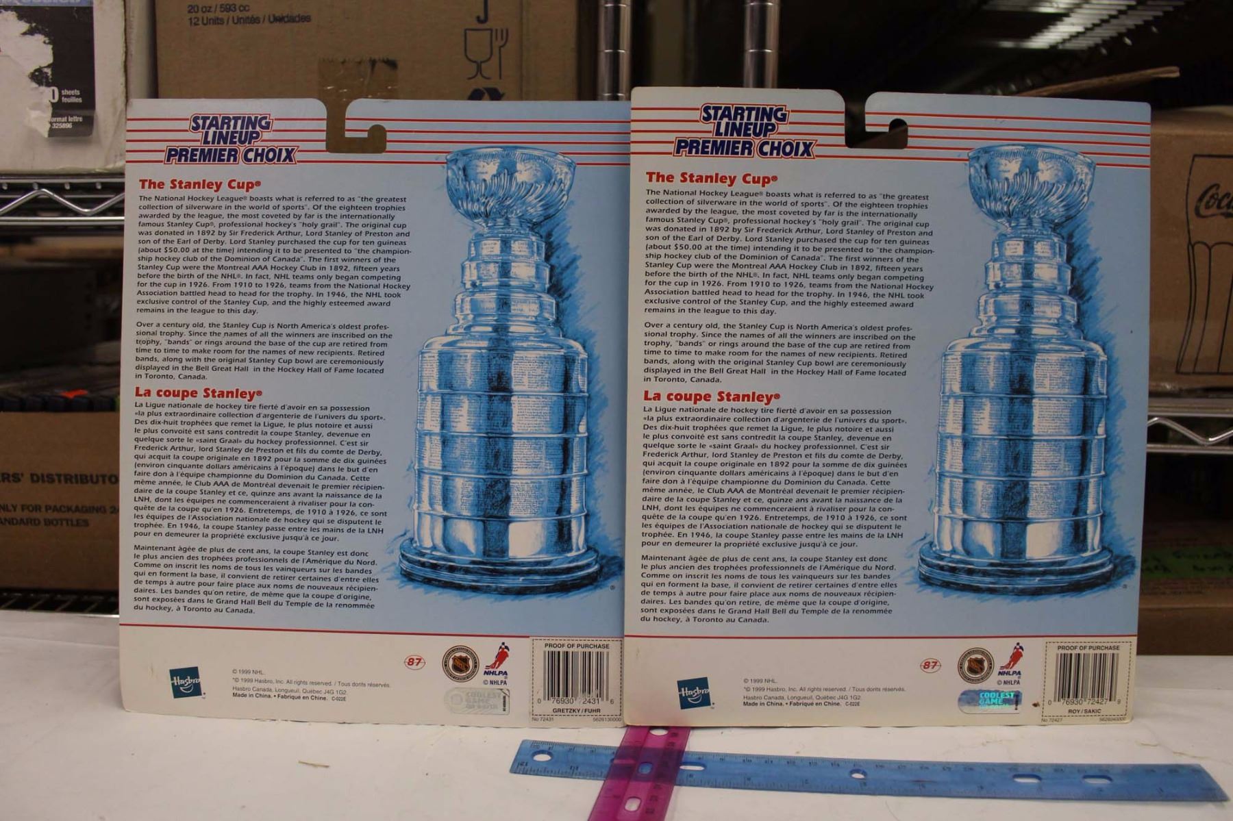 Starting LineUp NHL Classic Doubles (2)(1986-87&1995-96)