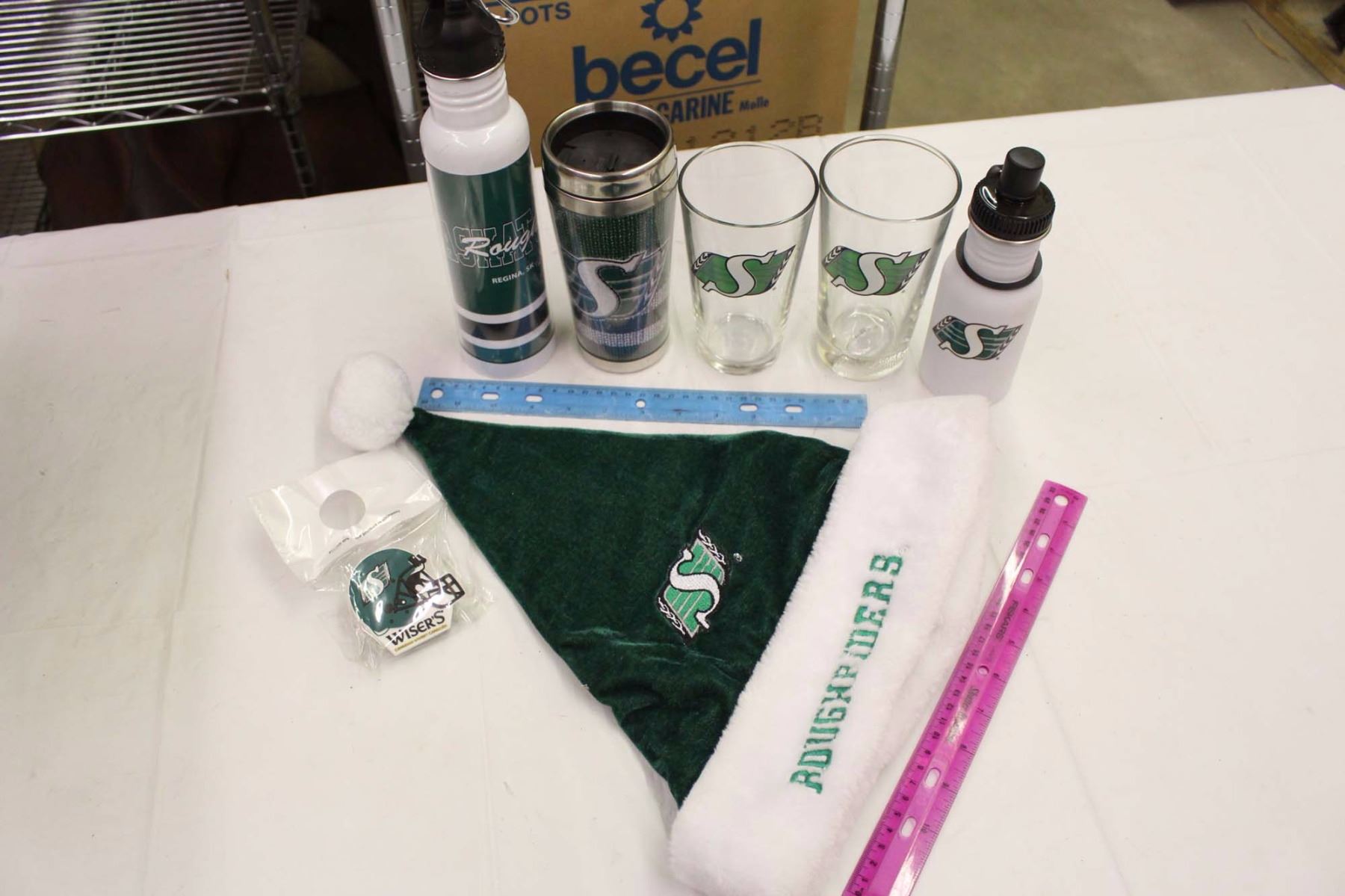 Lot of Saskatchewan Roughrider Items