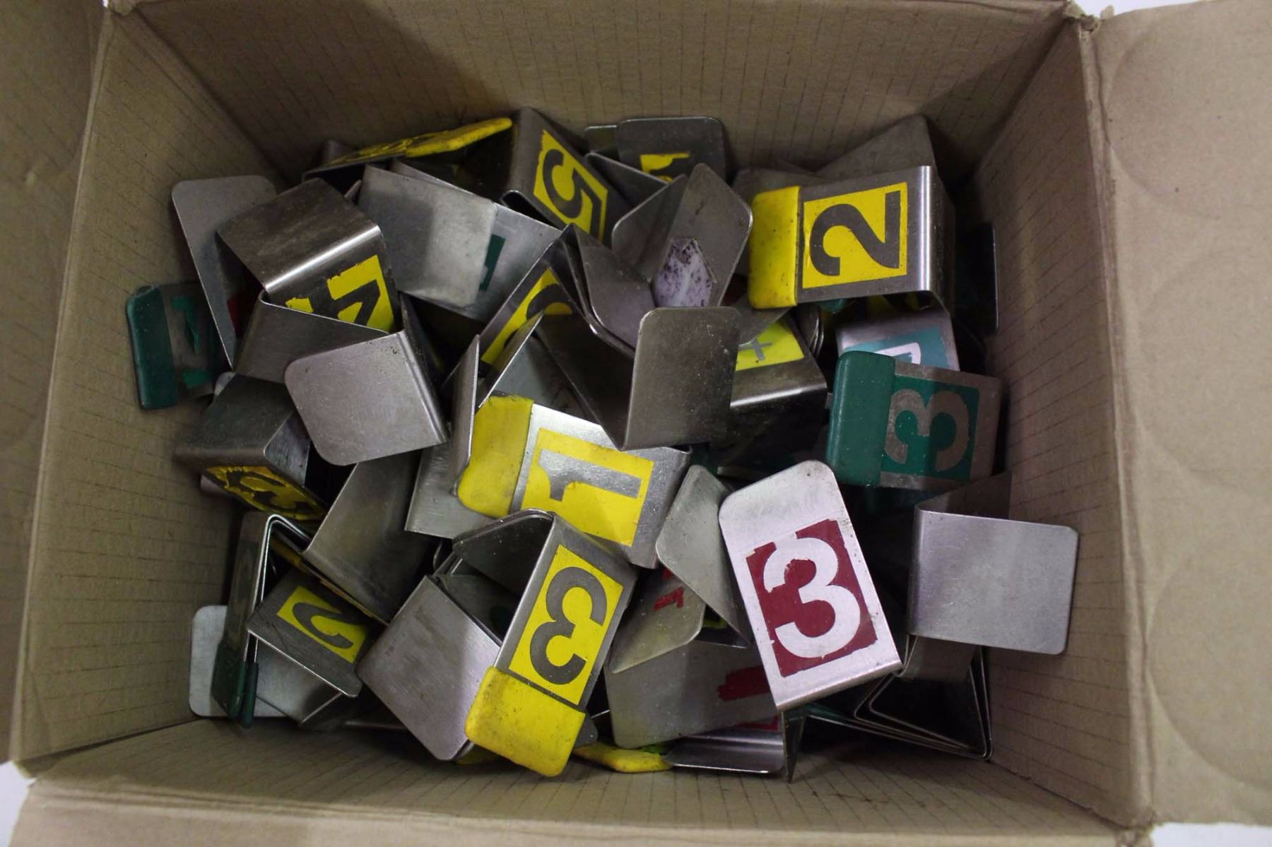 Lot of Restaurant Table / Order Identifier Numbers