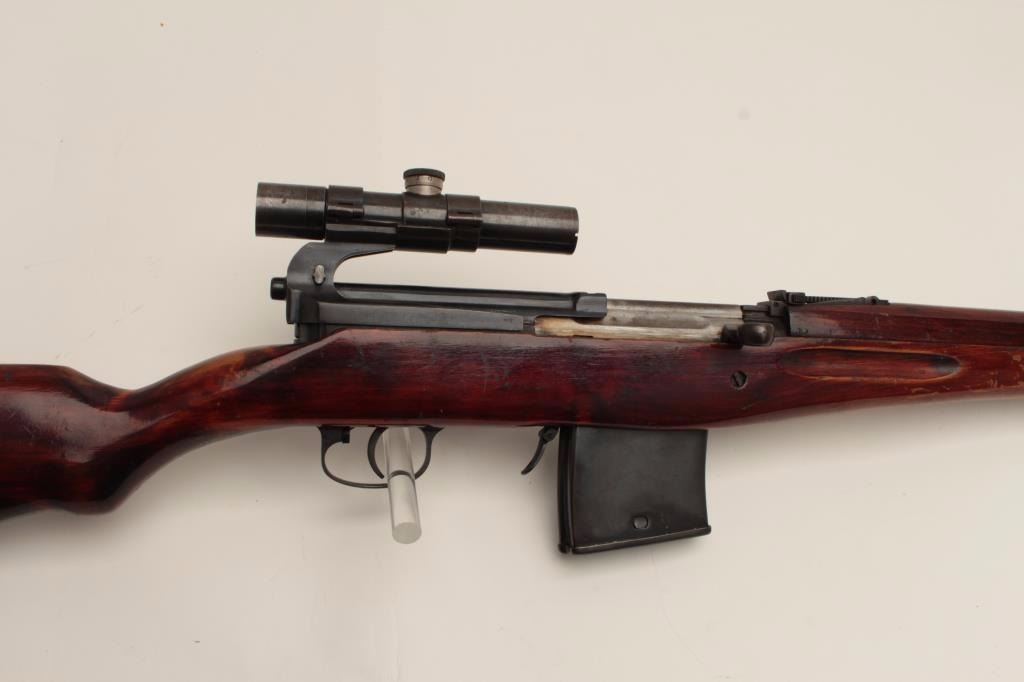 Tokarev Model 1940 semi-automatic sniper rifle, 7.62 caliber, 26 ...