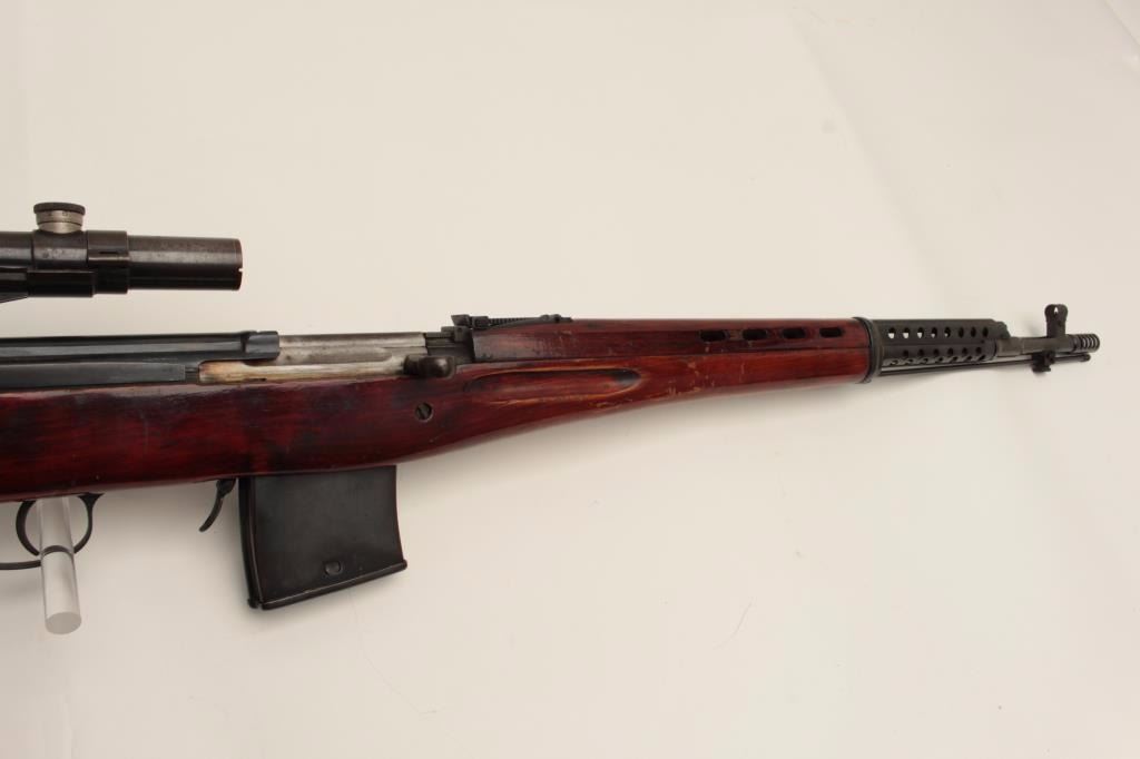 Tokarev Model 1940 semi-automatic sniper rifle, 7.62 caliber, 26 ...