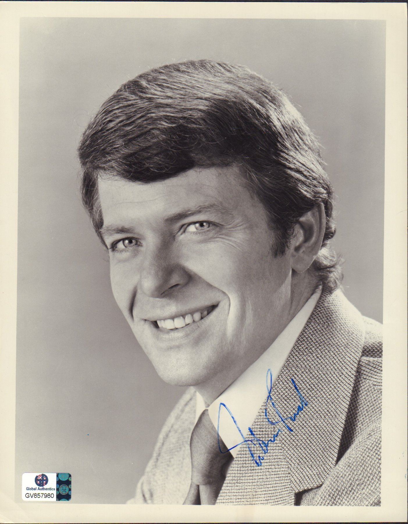 Robert Reed The Brady Bunch Signed 7x9 Photo
