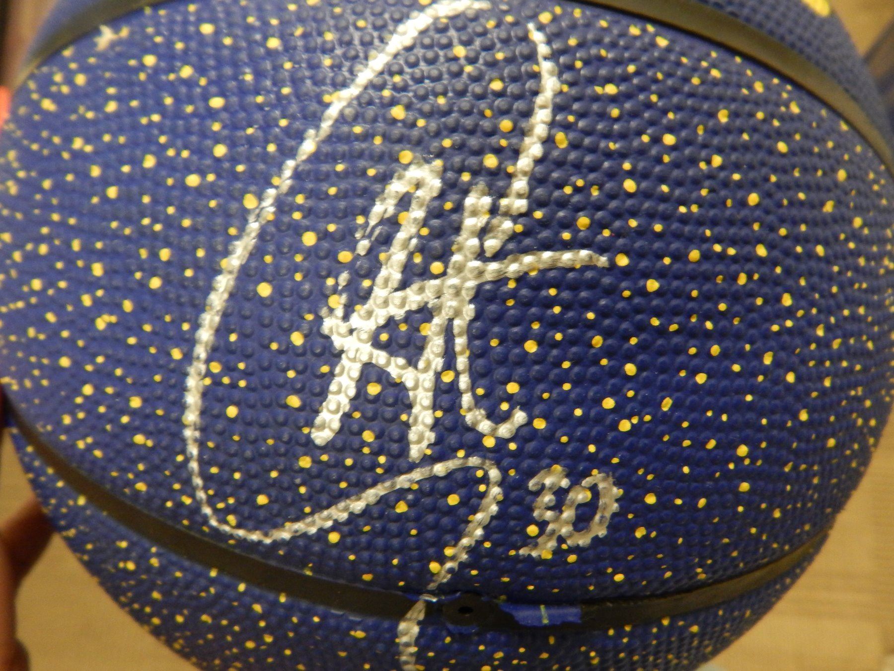 Stephen Curry Signed Basketball