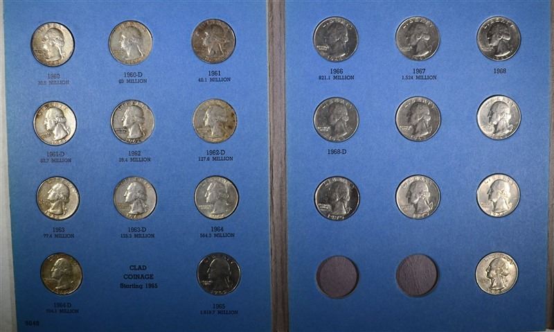 COMPLETE WASHINGTON QUARTER SET: 1932-1964