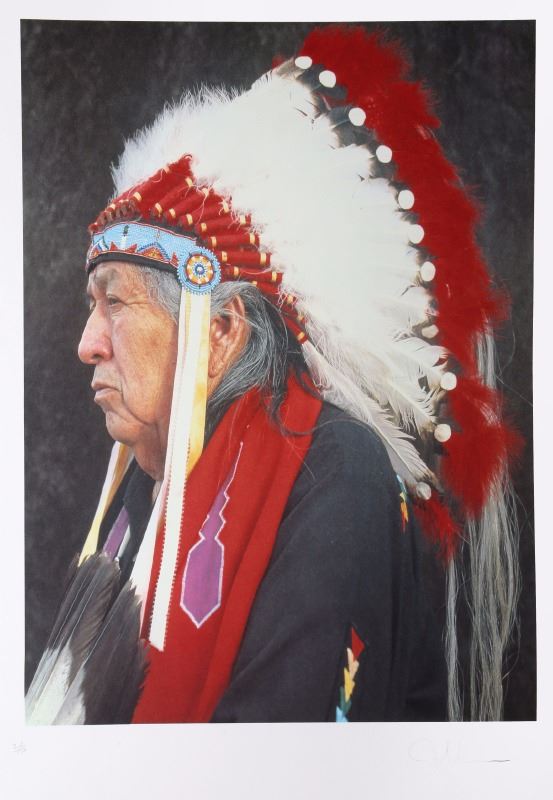 Andres Serrano, Native American portraits: Otoe-Missouri Chief ...
