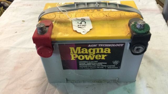 "Agm" magna power car battery