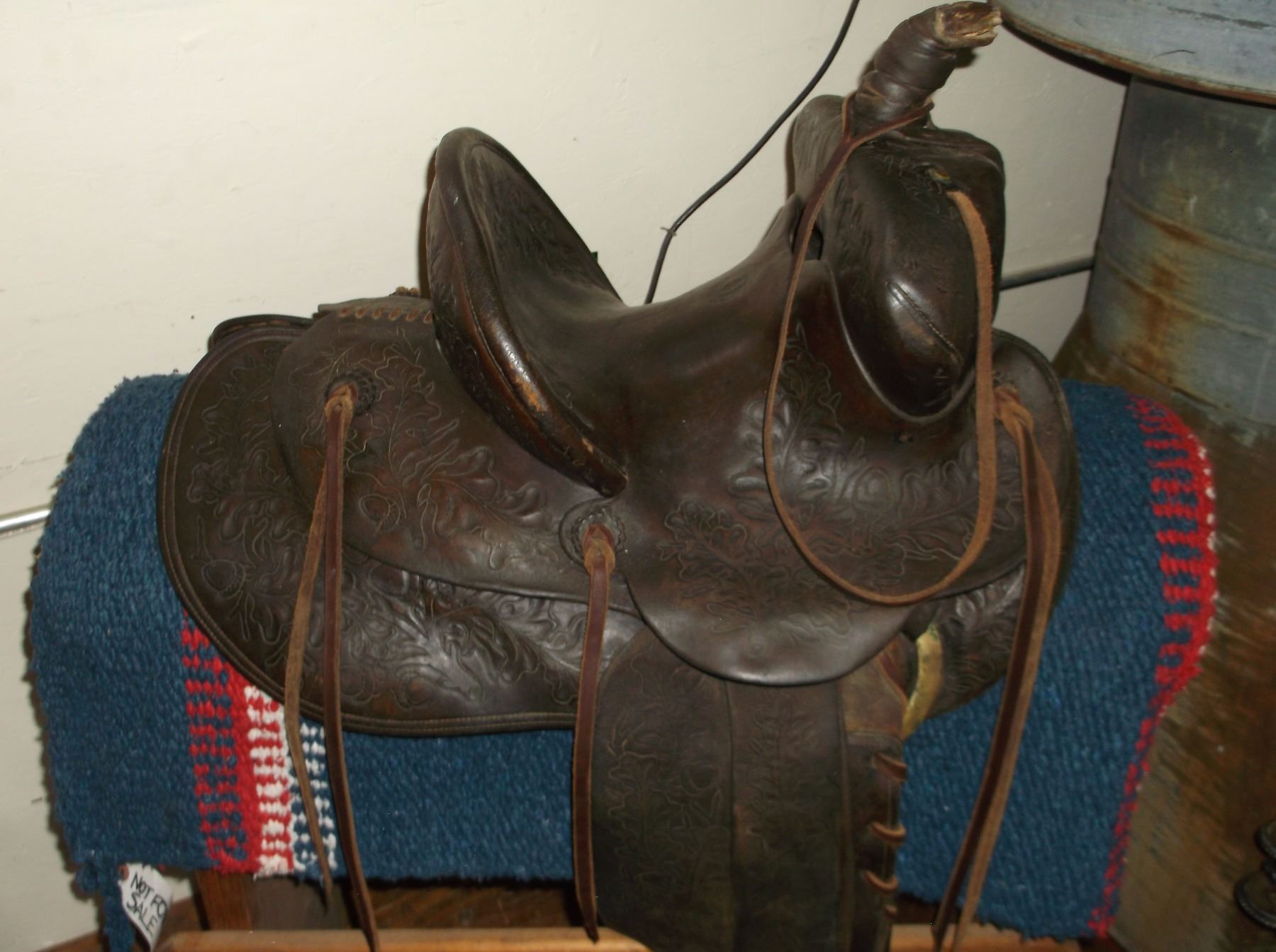 Hamley Saddle- Made 1-15-24- Jim H Ellison Maker- Made for R.G. Rucker ...