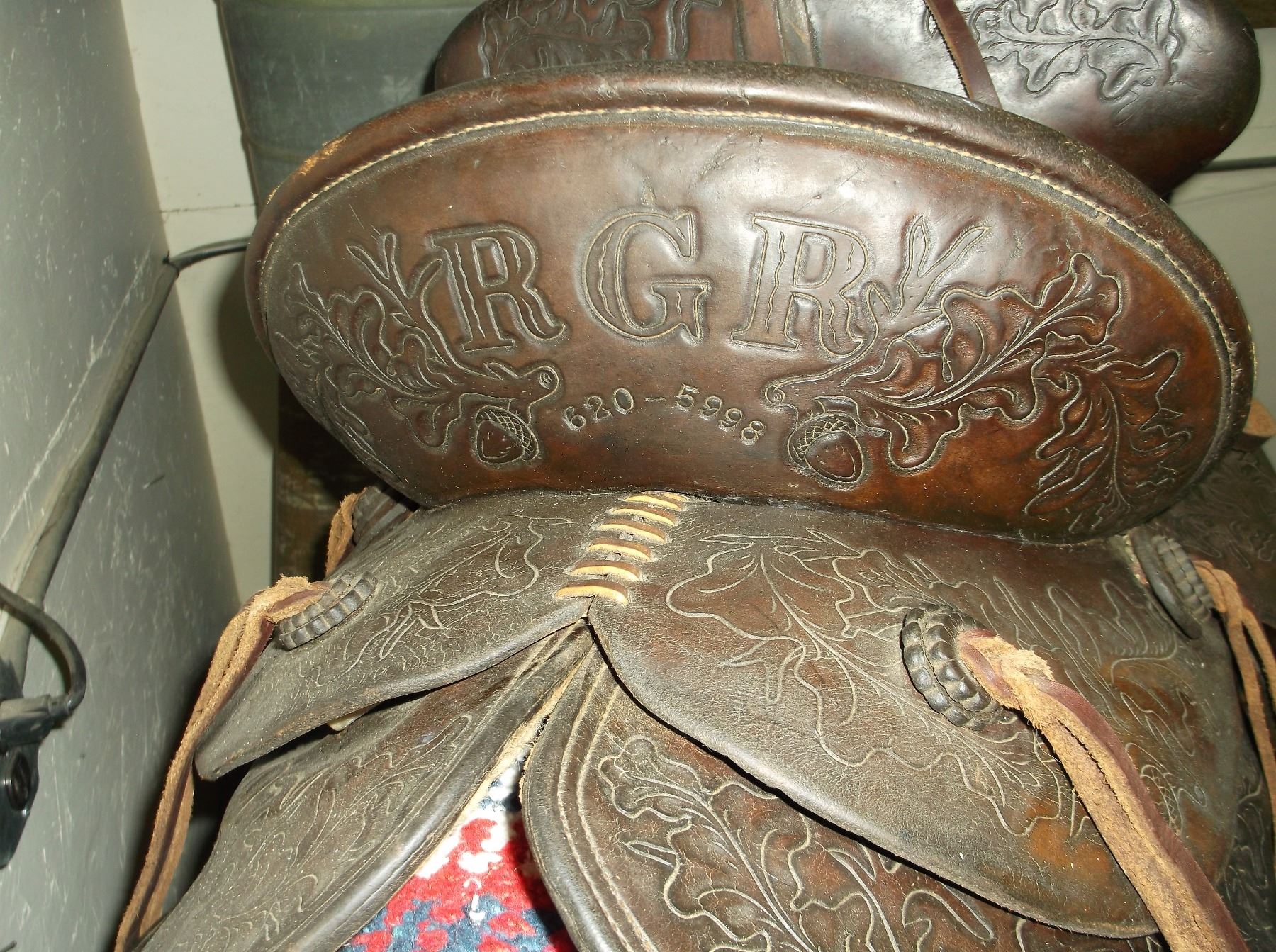 Hamley Saddle- Made 1-15-24- Jim H Ellison Maker- Made for R.G. Rucker ...