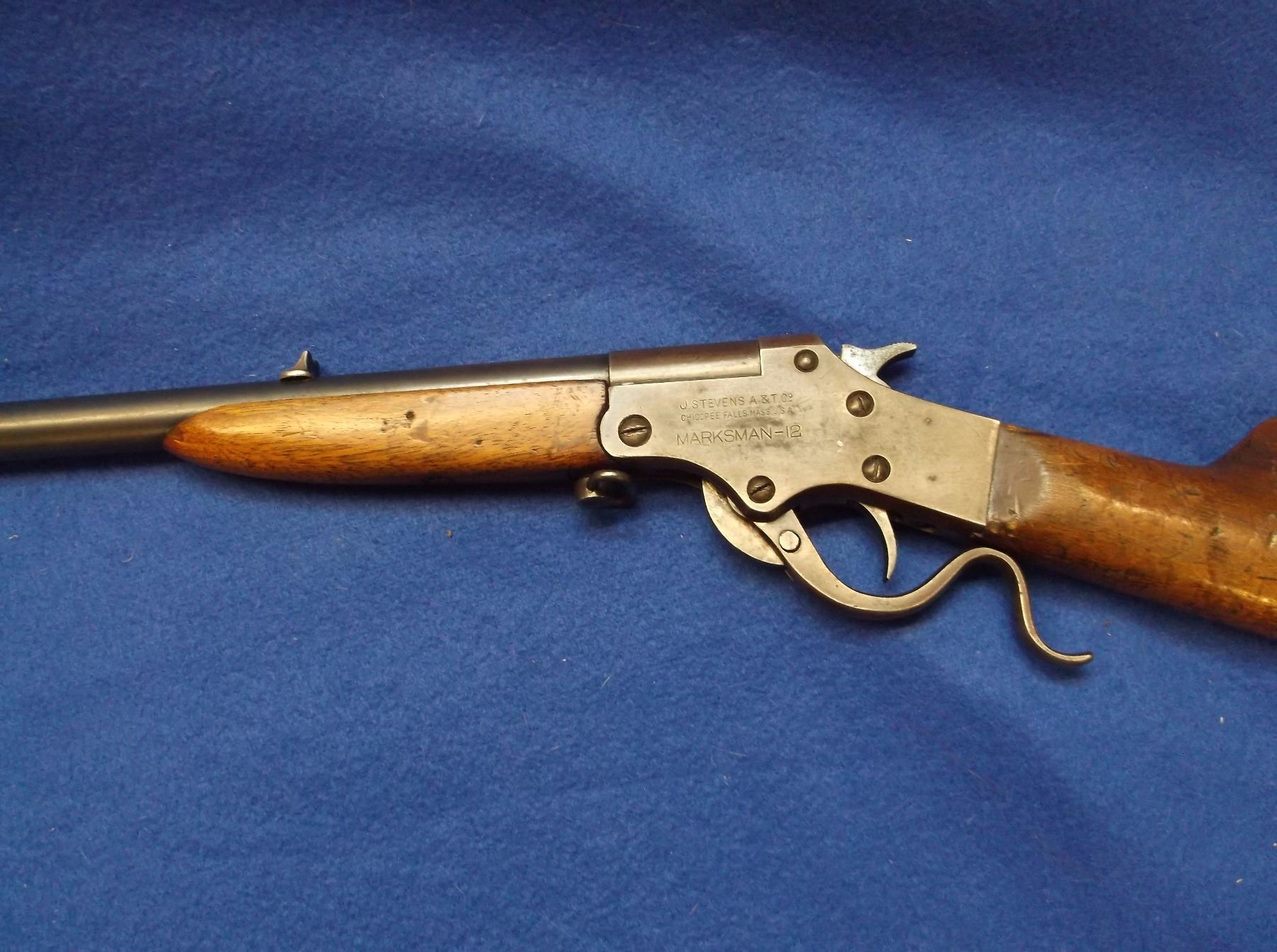 J.Stevens Marksman- 12 Rifle- .22LR- Takedown- Single Shot Break Open ...