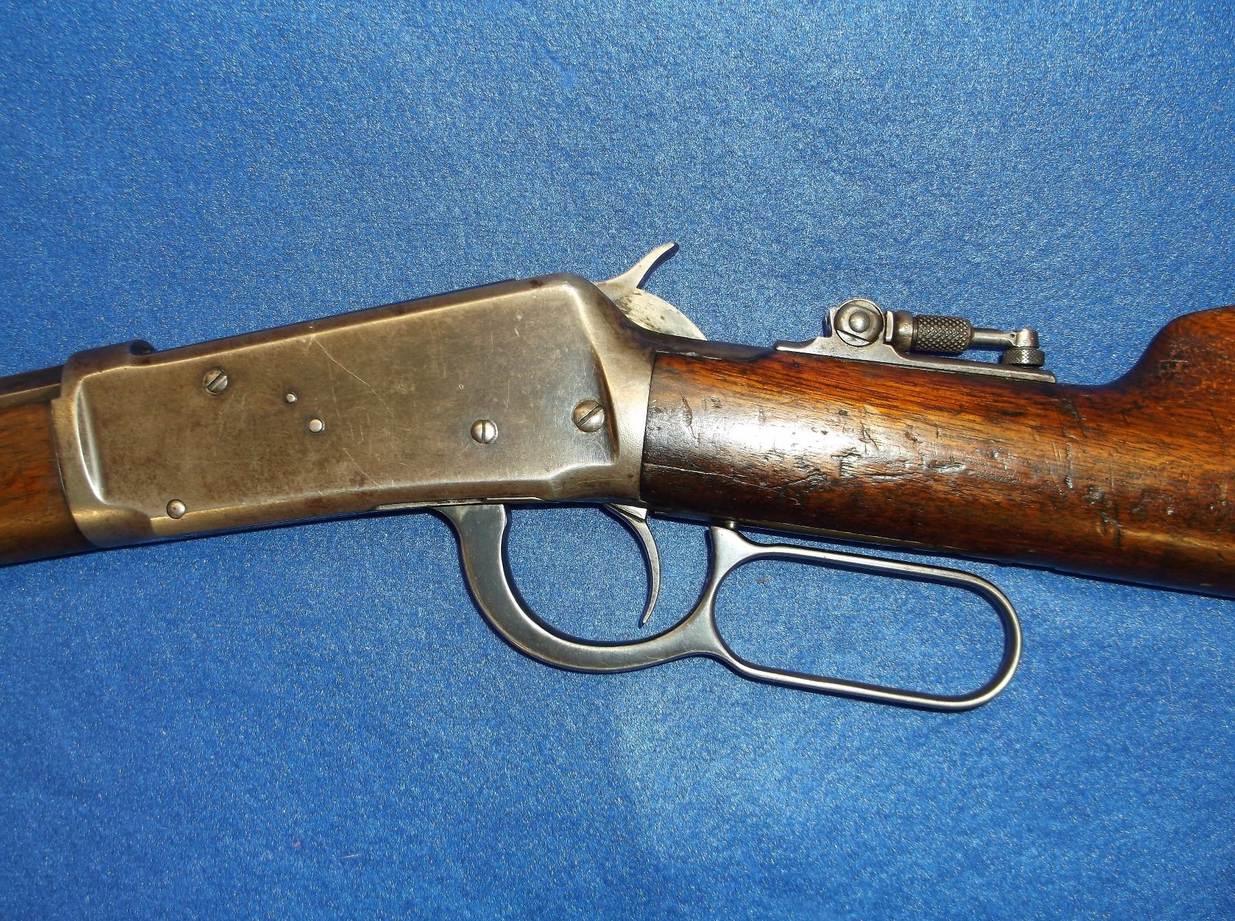 Winchester 94 .32-40 Rifle- Octagon Barrel- Pop Up Rear Sight- Fold ...