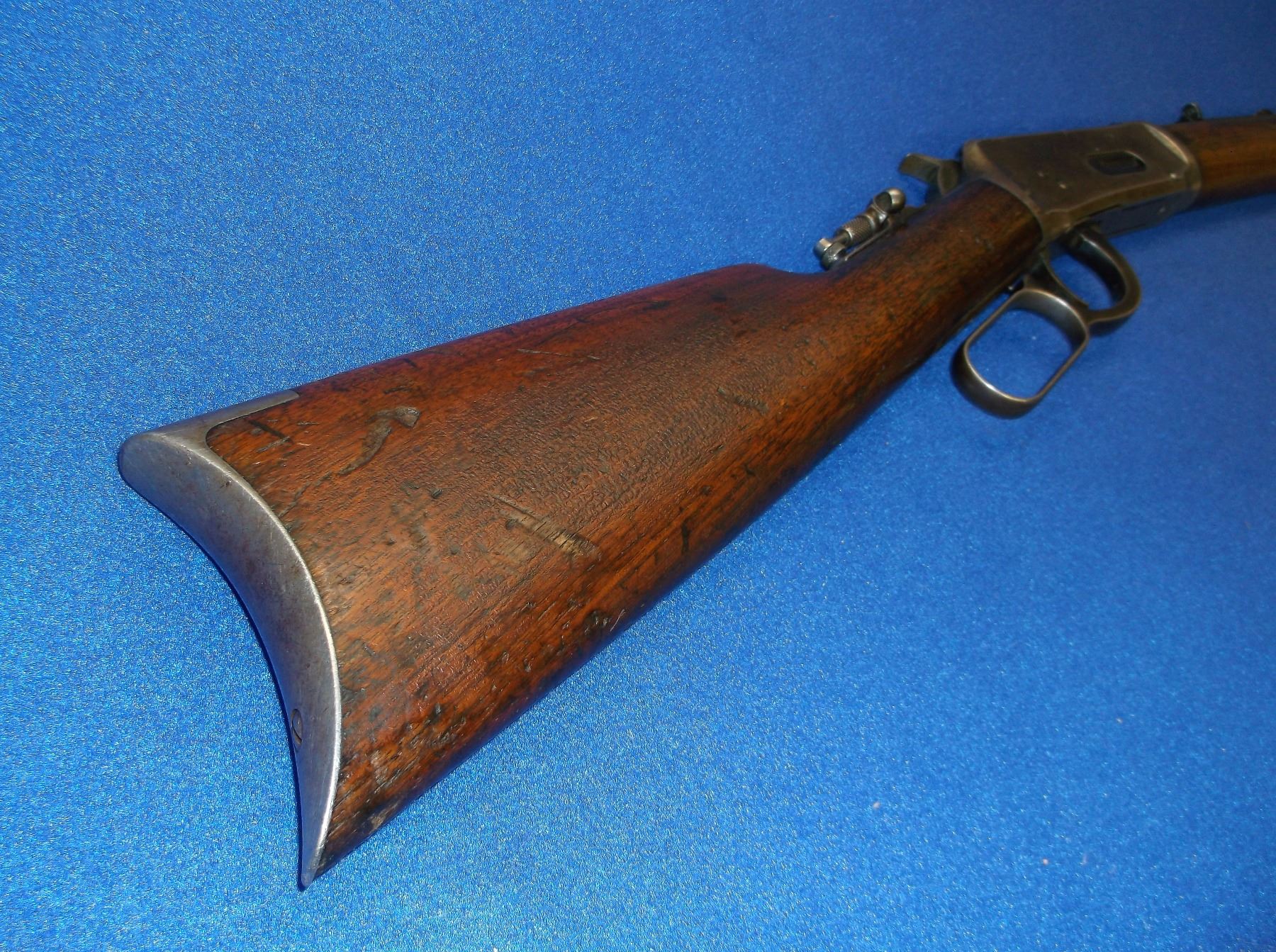 Winchester 94 .32-40 Rifle- Octagon Barrel- Pop Up Rear Sight- Fold ...