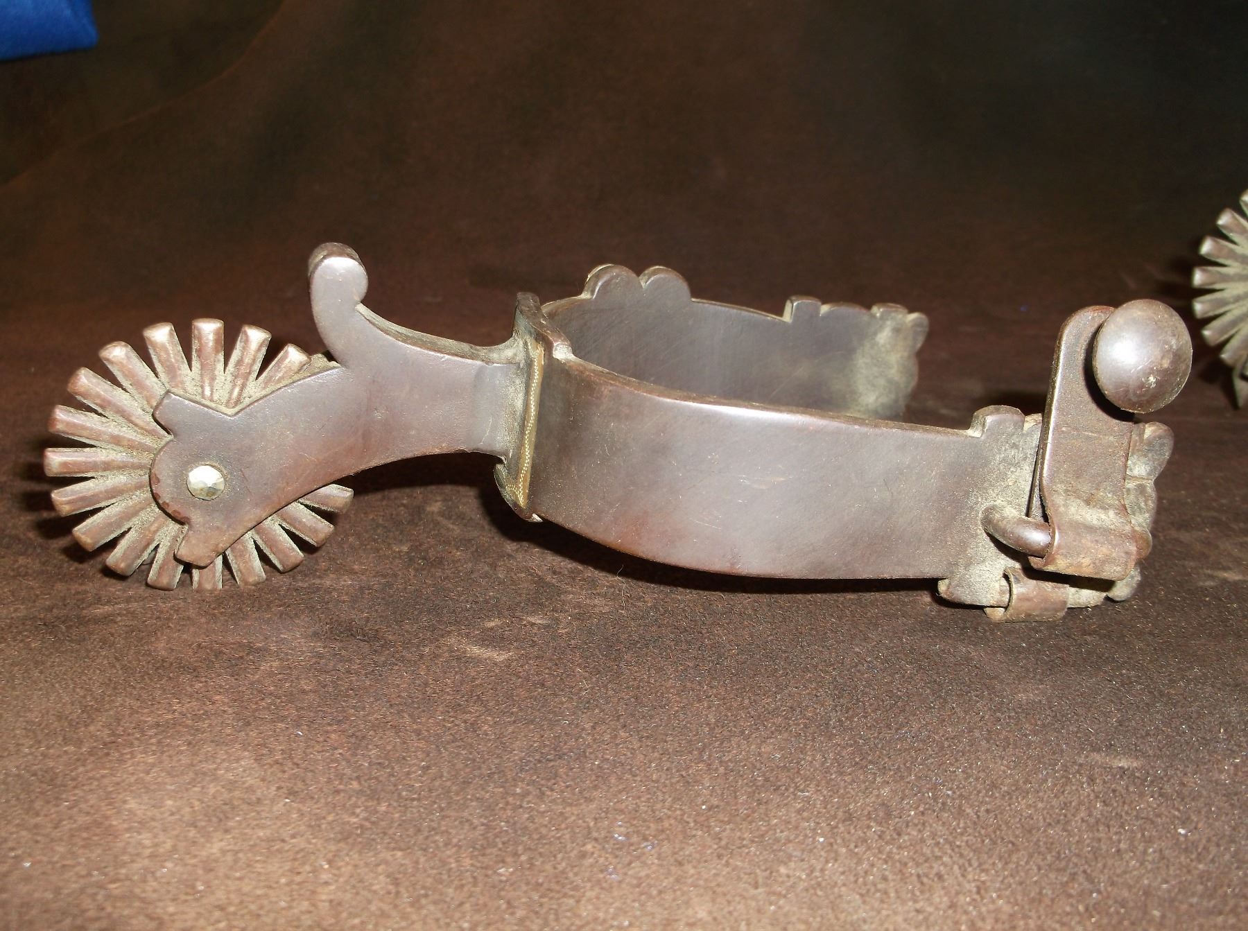 Marked Les Vogt Performax Silver Overlaid Spurs- Chap Guards- Jingle ...