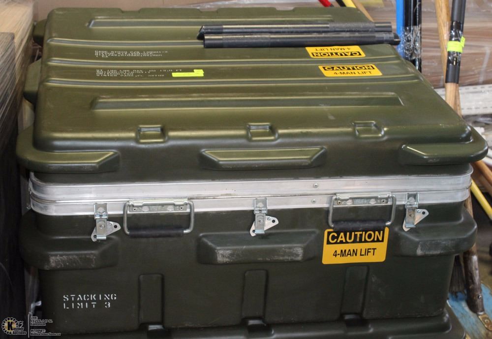 MILITARY CRATE BOX PELICAN STYLE 13 CUBIC FEET