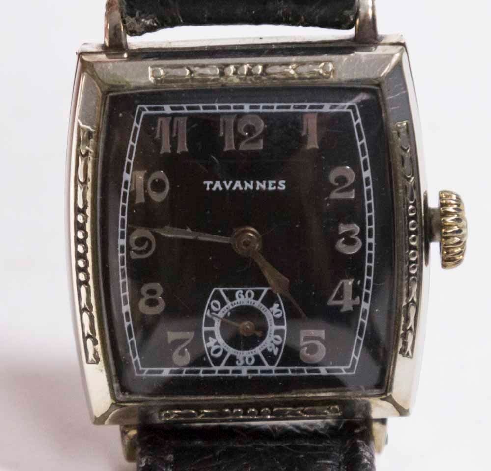 Lot of 3 Vintage Tavannes Men's Wrist Watches