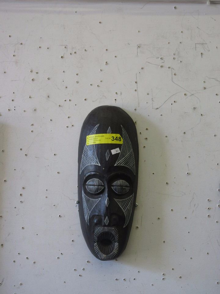 Carved Wood African Wall Masks