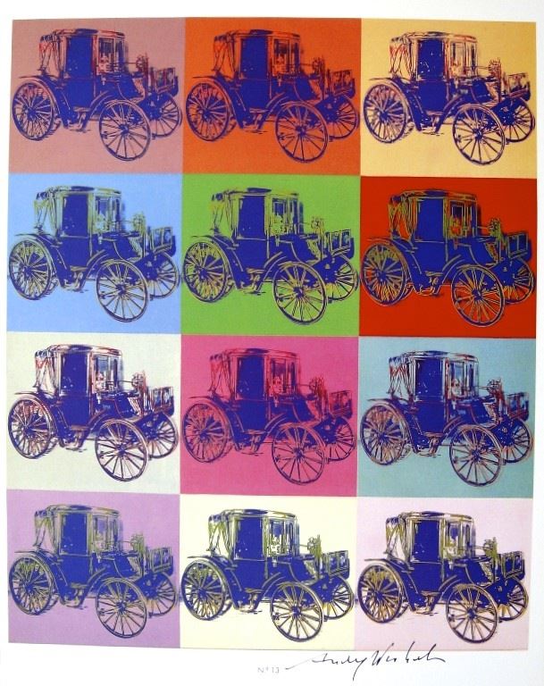 Andy Warhol, "Cars Mercedes Benz" Print, 1986