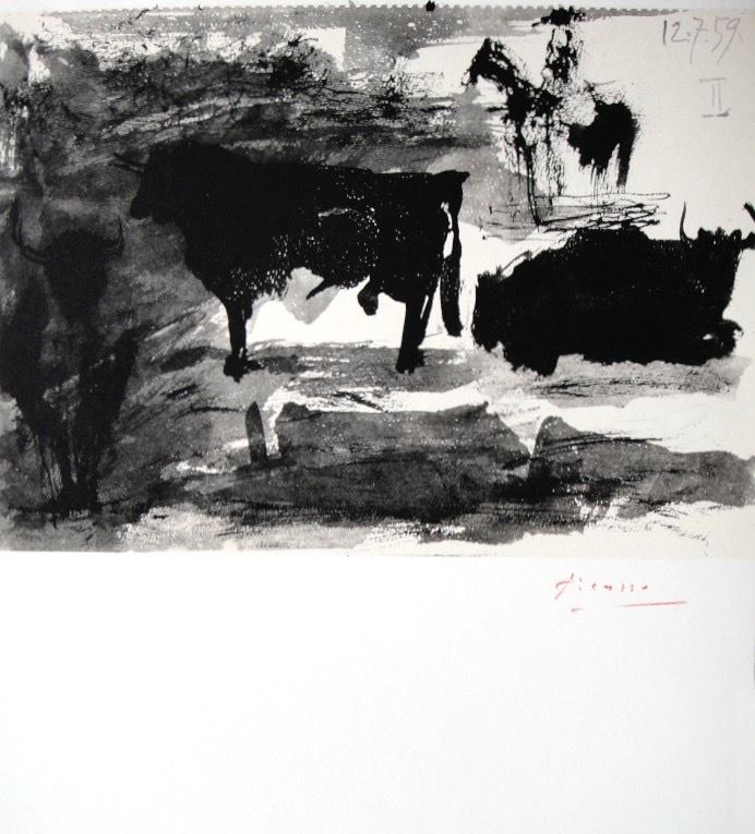 Pablo Picasso, Lithograph "Toros Y Toreros", 1959