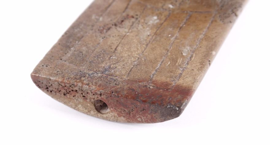 Woodland Era Hopewell Raven Effigy Platform Pipe