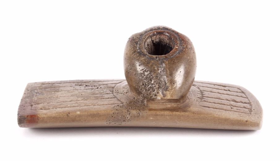 Woodland Era Hopewell Raven Effigy Platform Pipe