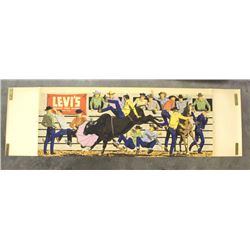 Levi's Jeans Rodeo Advertising Banner