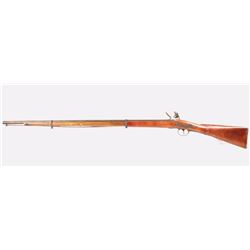 Early American Flintlock Black Powder Rifle